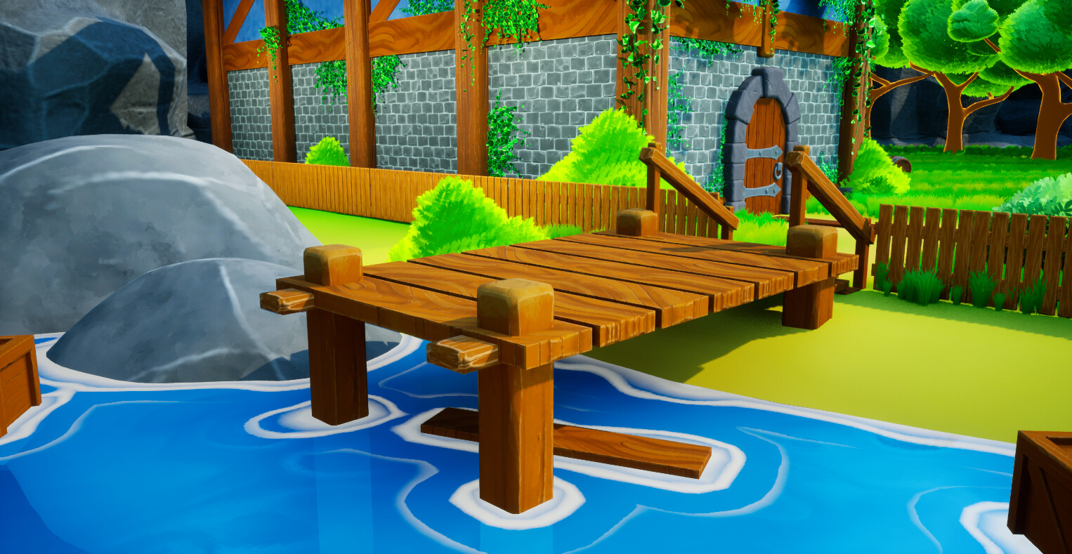 ArtStation - Stylized Pier Prop