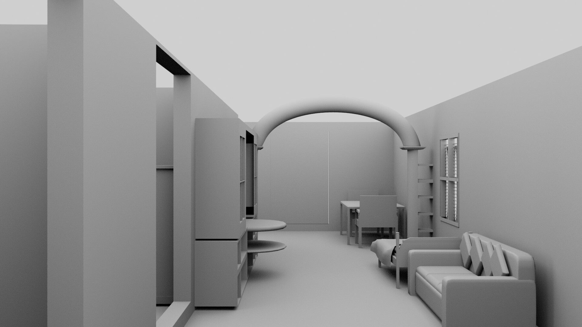 ArtStation - interior walkthrough