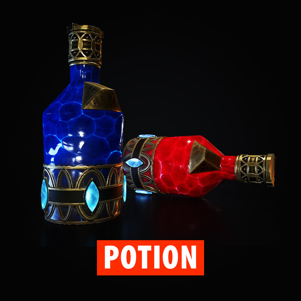 ArtStation - Stylized Potion
