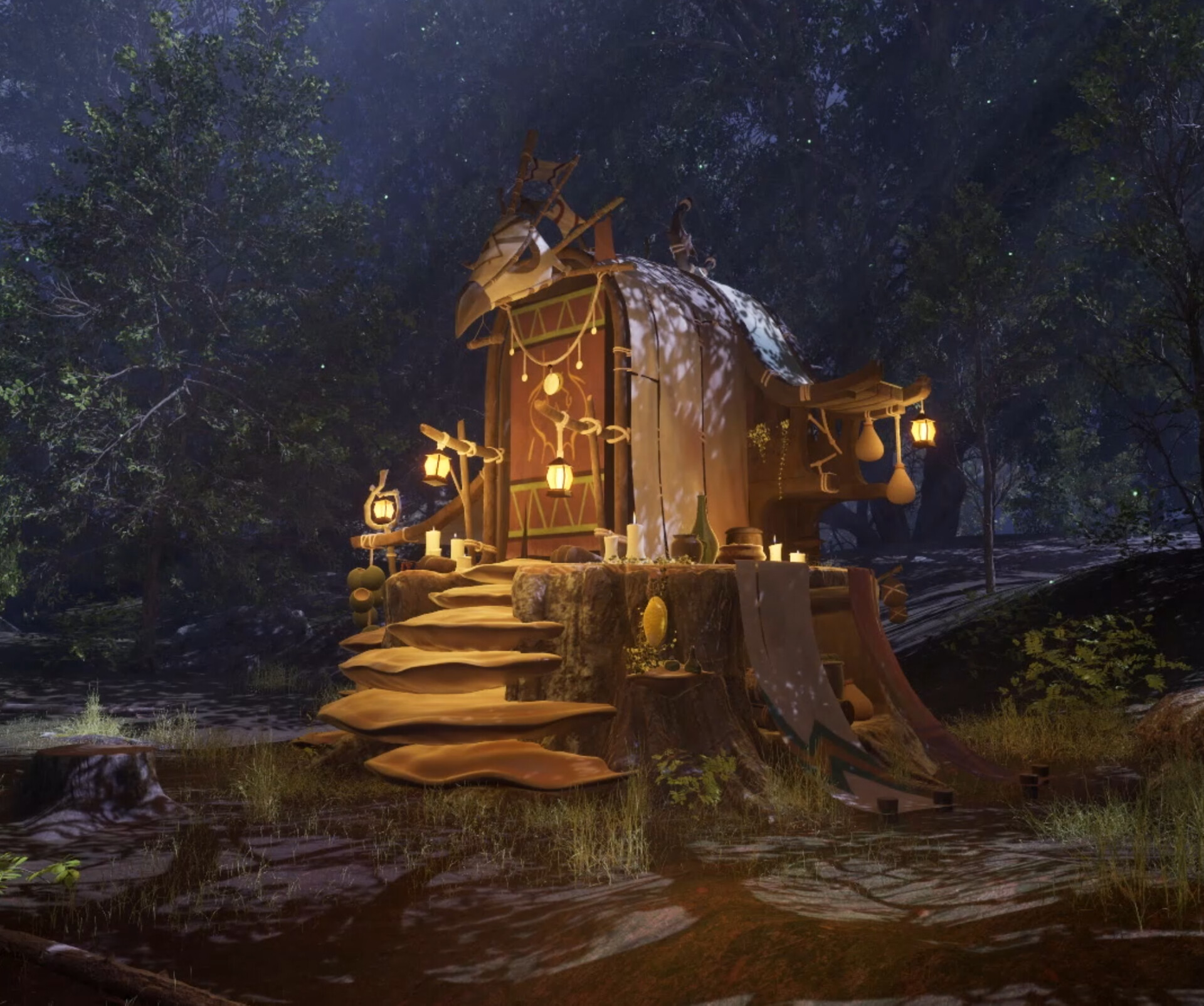 ArtStation - Sorcerer's Hut