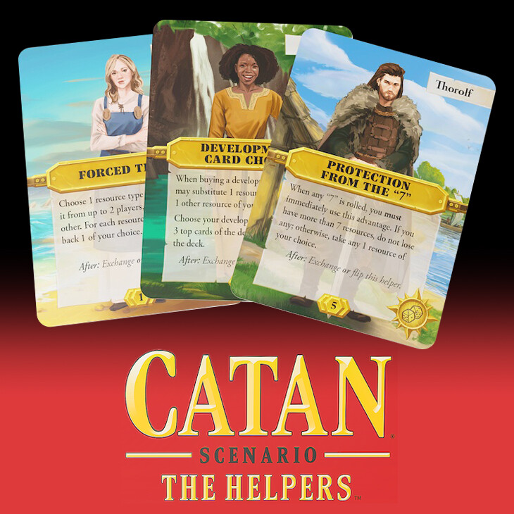 ArtStation - CATAN - The Helpers Card Designs