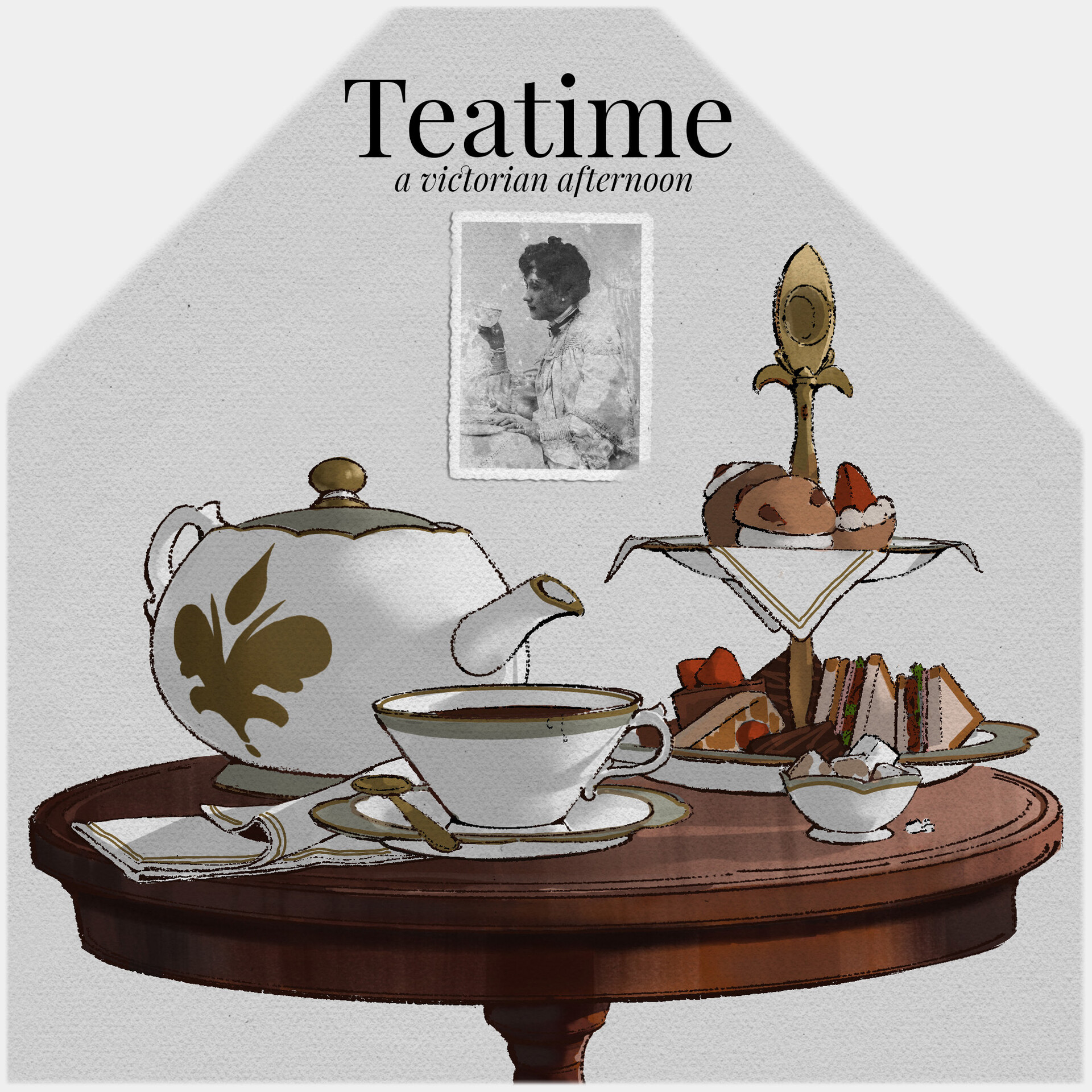 ArtStation - Teatime - A victorian afternoon