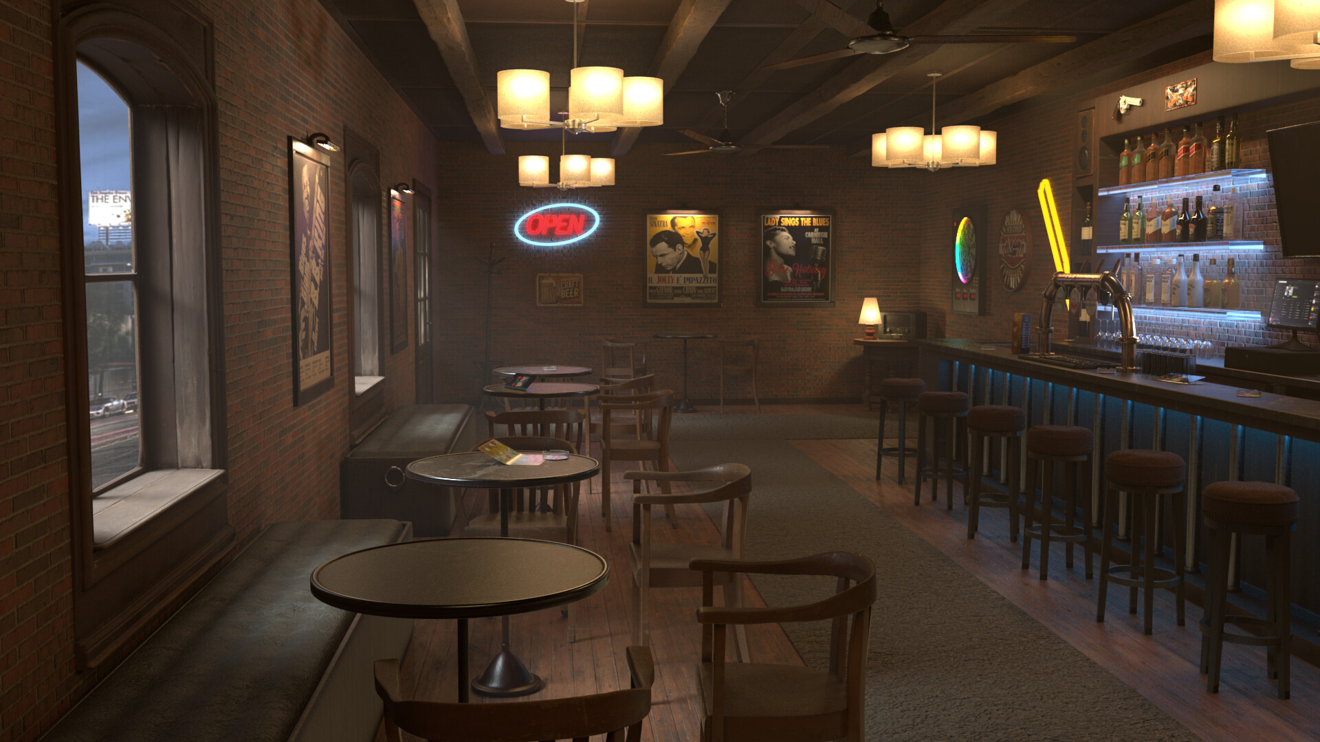 ArtStation - Pub Interior