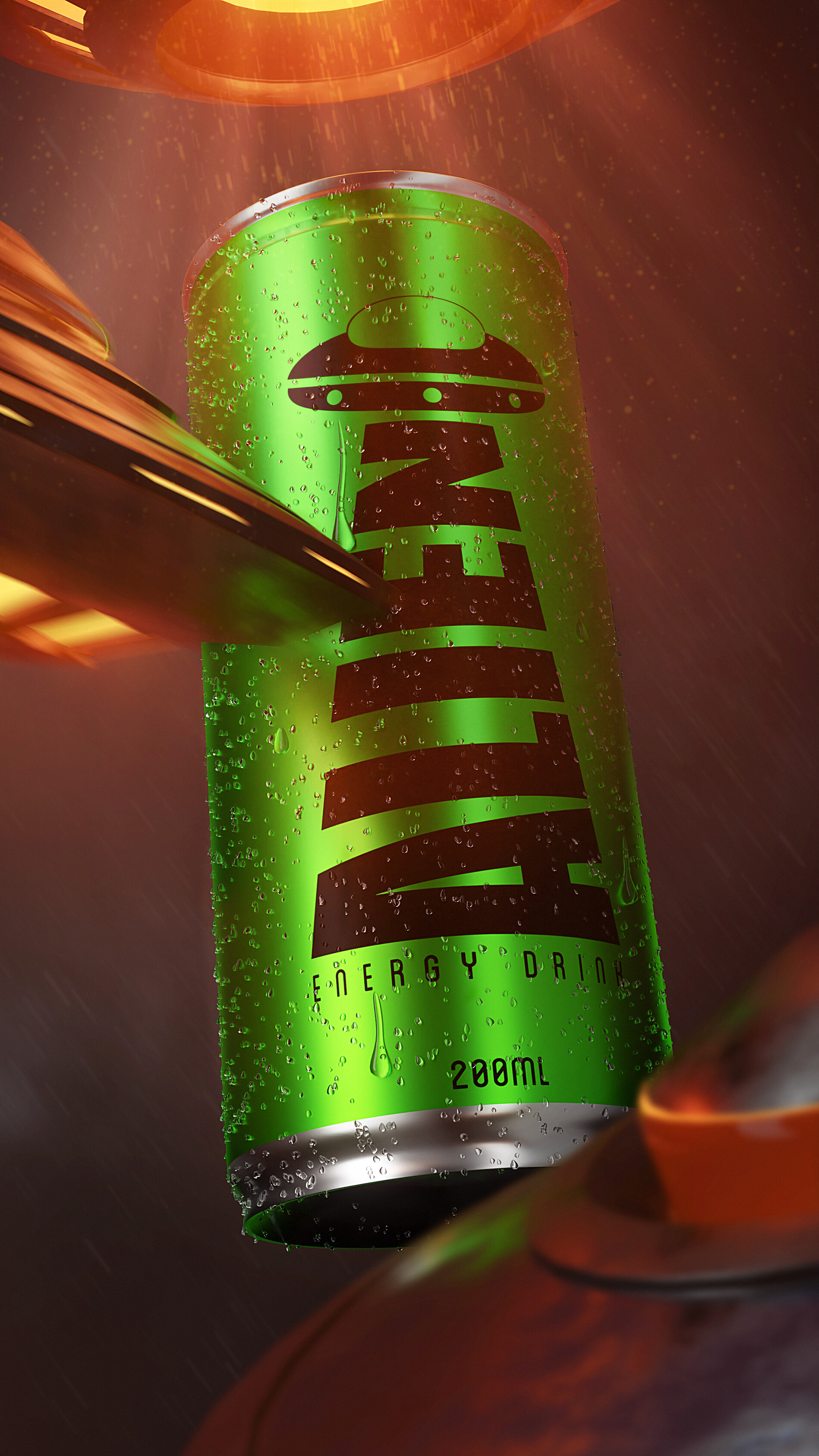 ArtStation - Alien energy drink 2.0