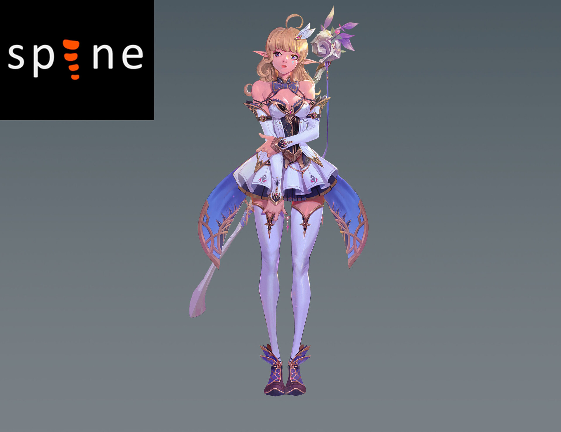 ArtStation - elf spine animation