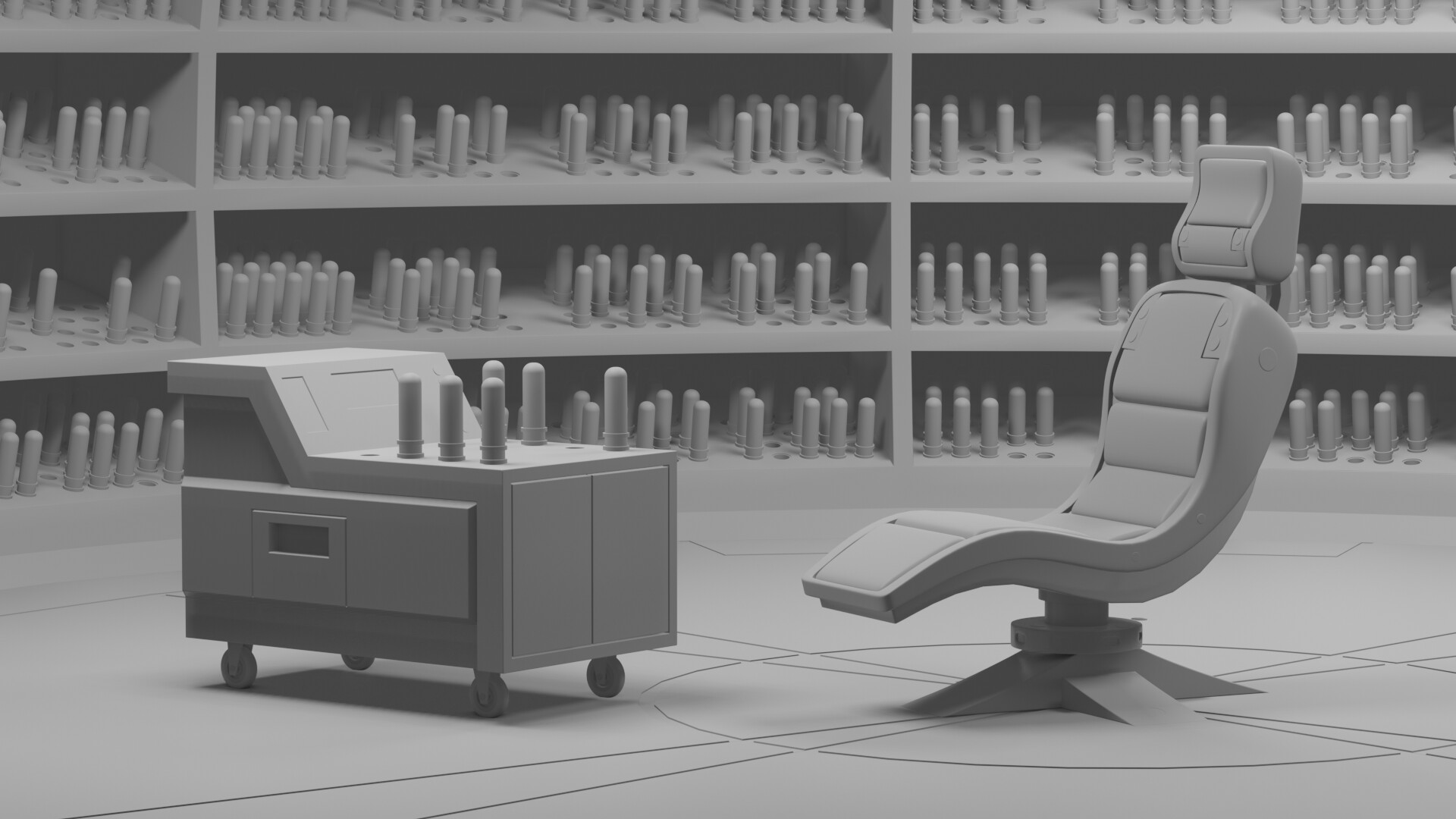 ArtStation - Memory Chamber. Episode "Morty's Mind Blowers" from Rick and Morty (Fan Art)