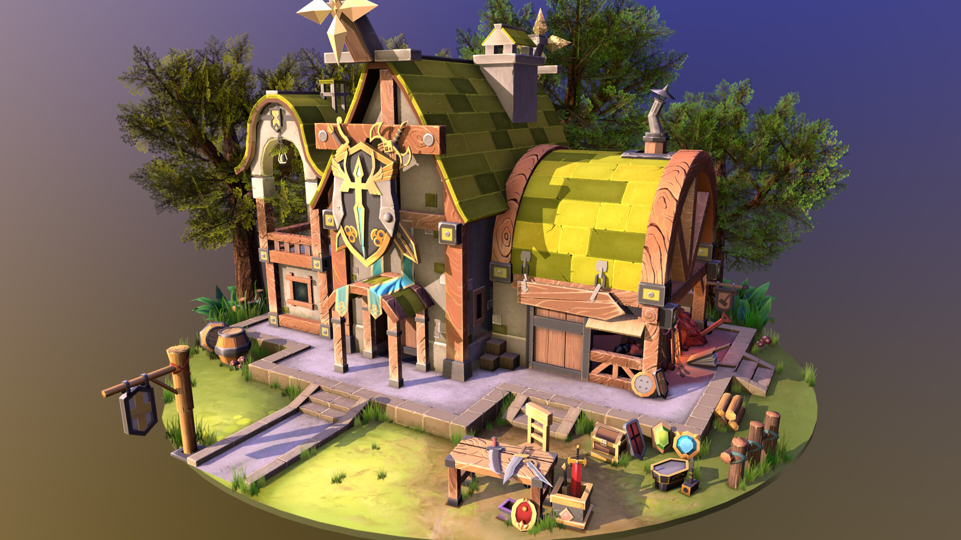 ArtStation - Knight's Forge