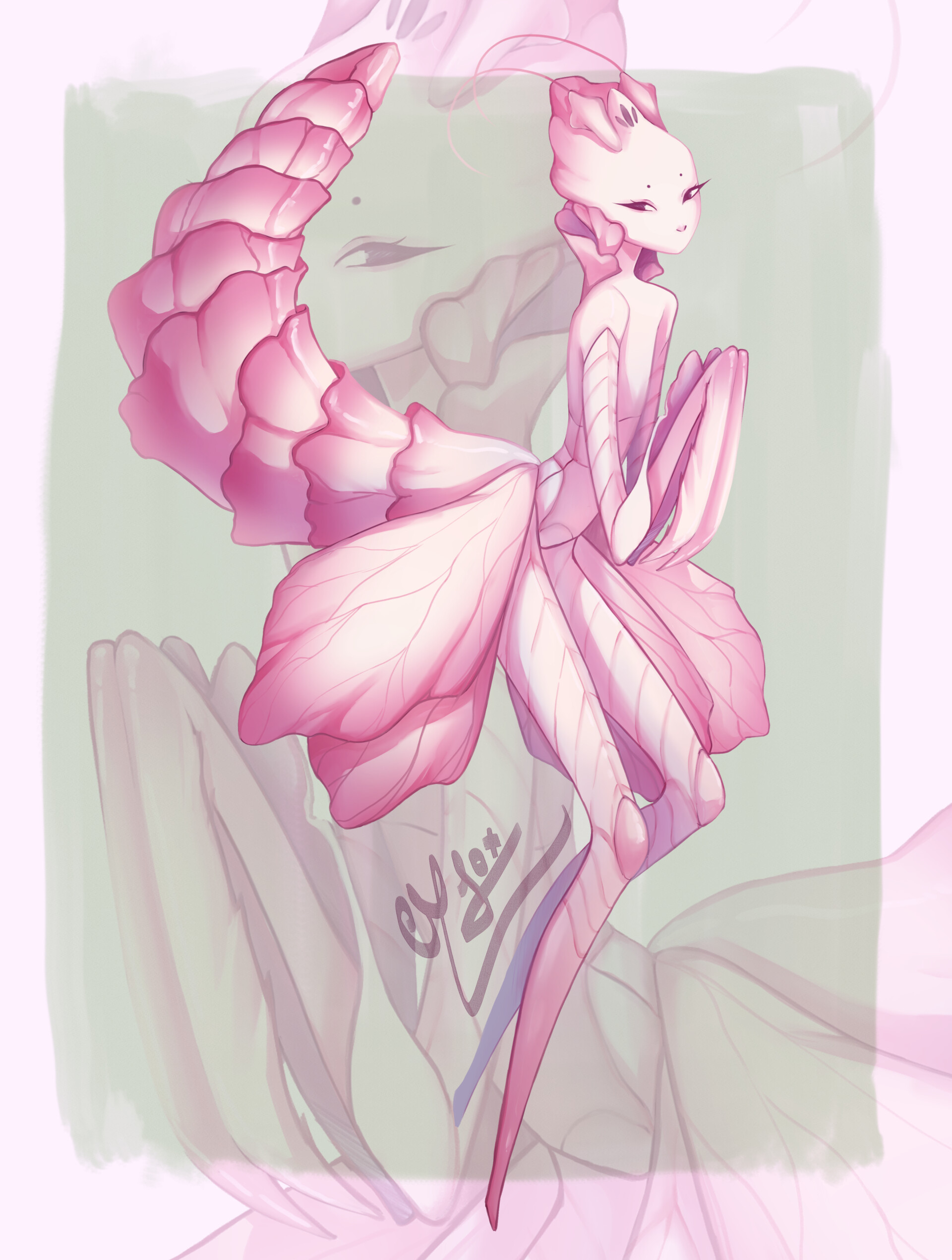 ArtStation - ☽ Orchid Mantide