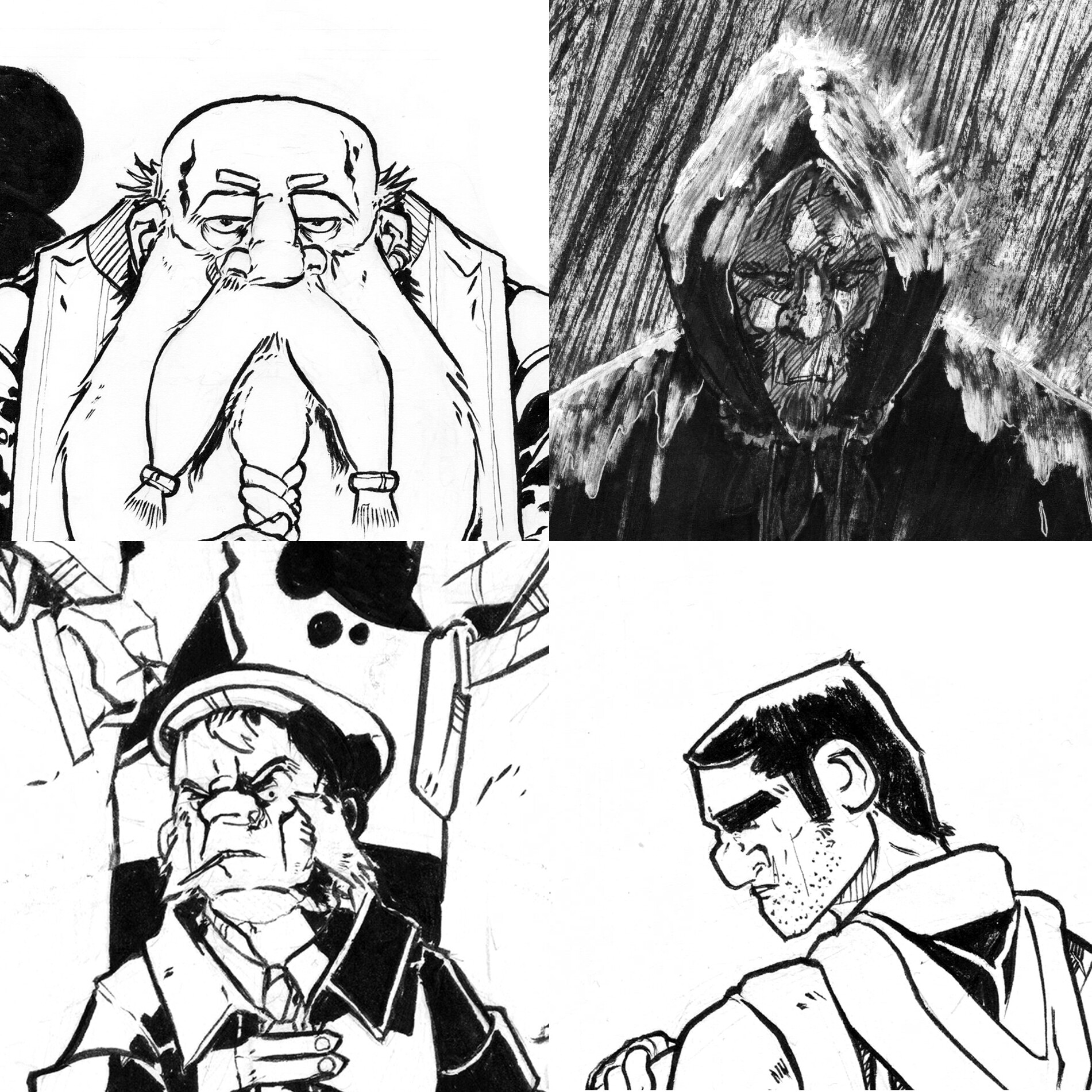 ArtStation - Four Mobster