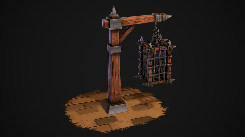 ArtStation - Stylized Cage