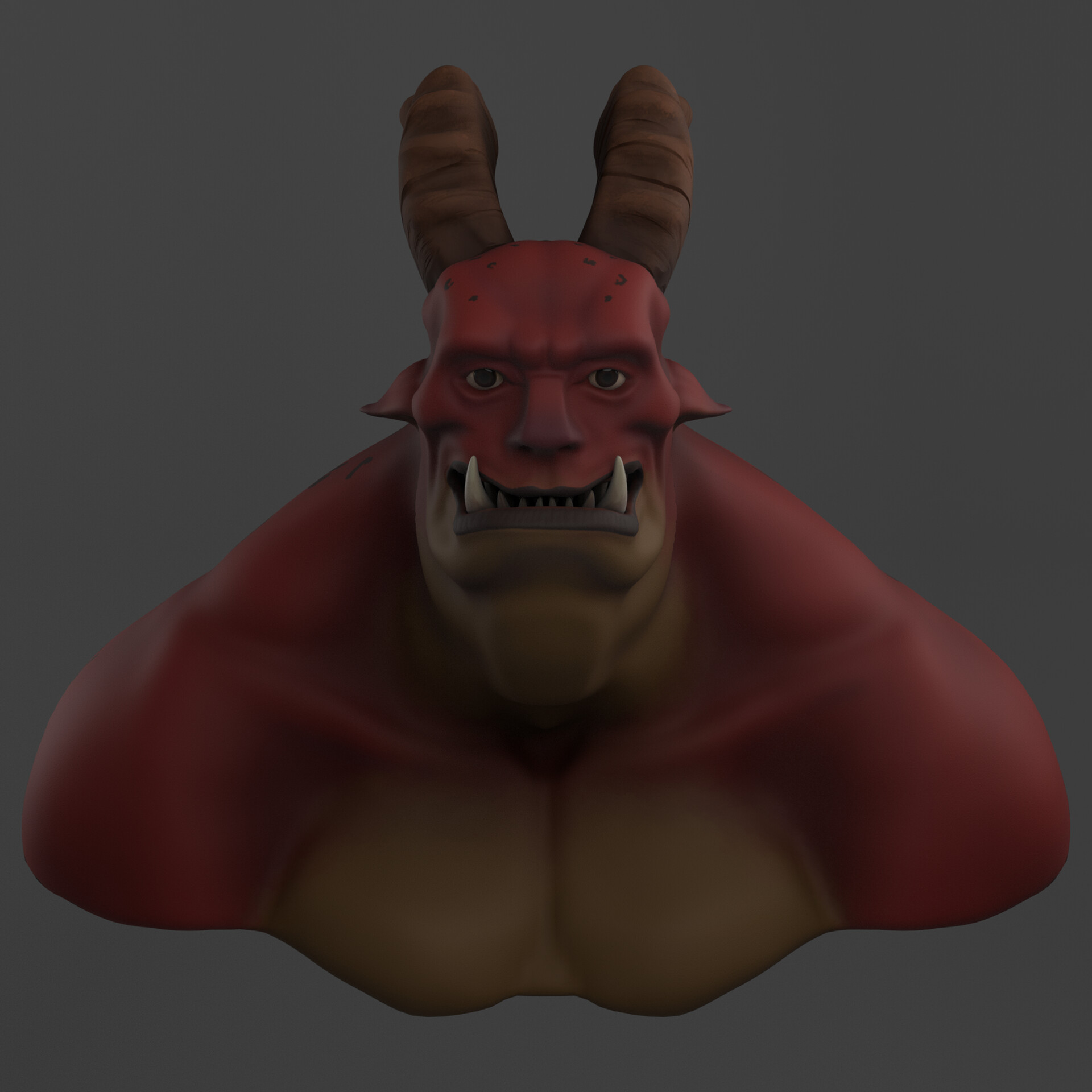 ArtStation - Red Ogre