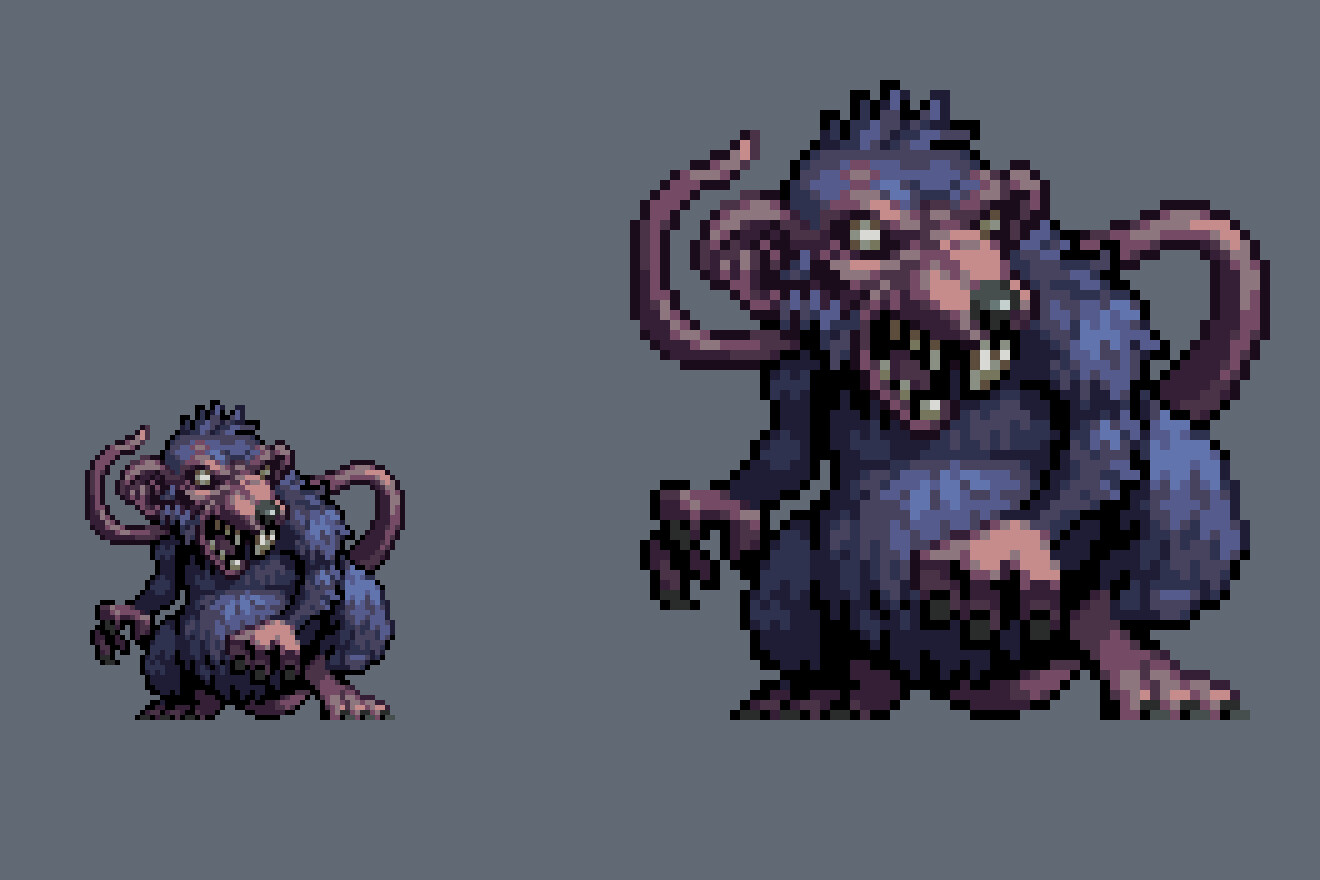 ArtStation - Rat from your nightmares