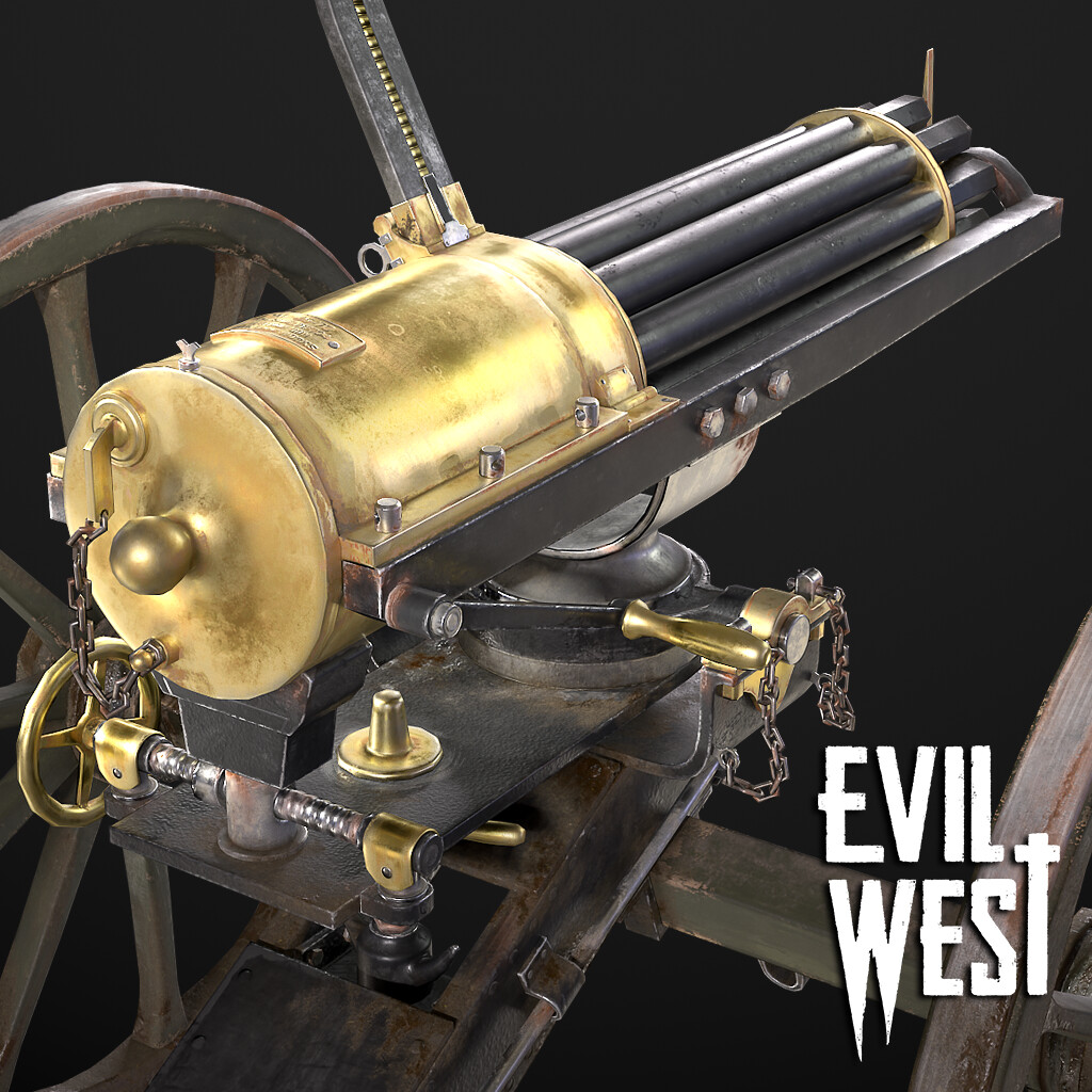 ArtStation - Gatling Gun
