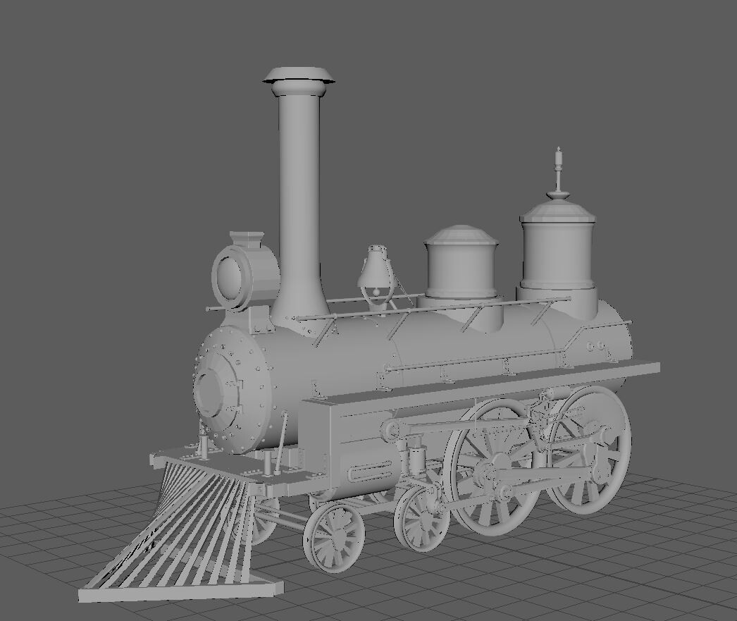 ArtStation - Steam Train