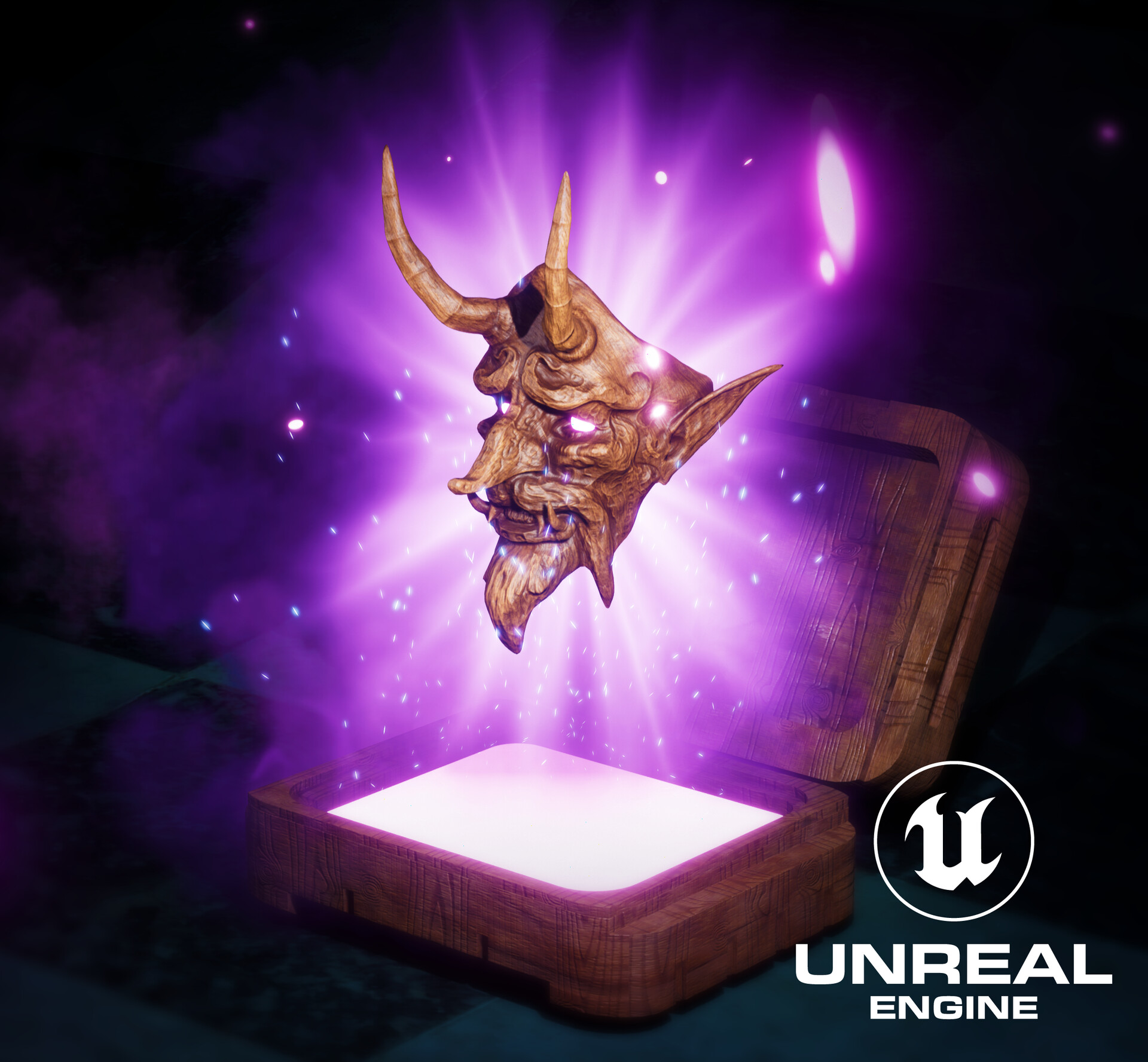 ArtStation - Loot box with a cursed mask