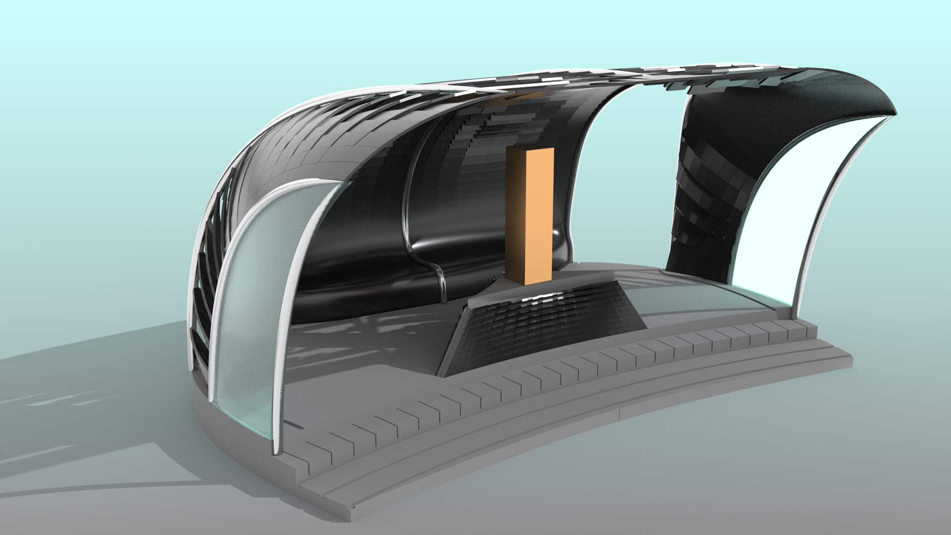 ArtStation - Outdoor Parametric Pavilion Design - Created for SFU's ...