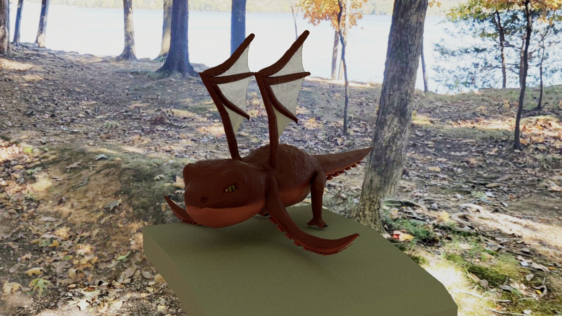 ArtStation - Mythical combo creature project (2nd semester of 3D)