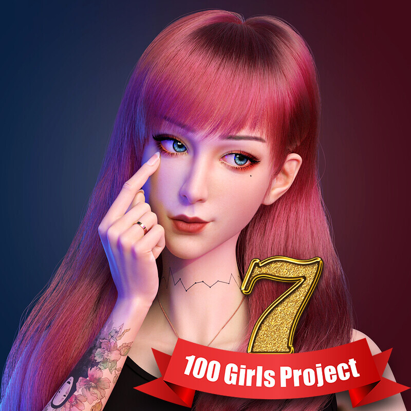 ArtStation - Girl 07/100