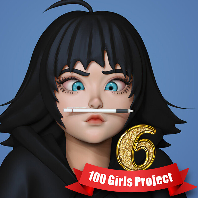 ArtStation - Girl 06/100