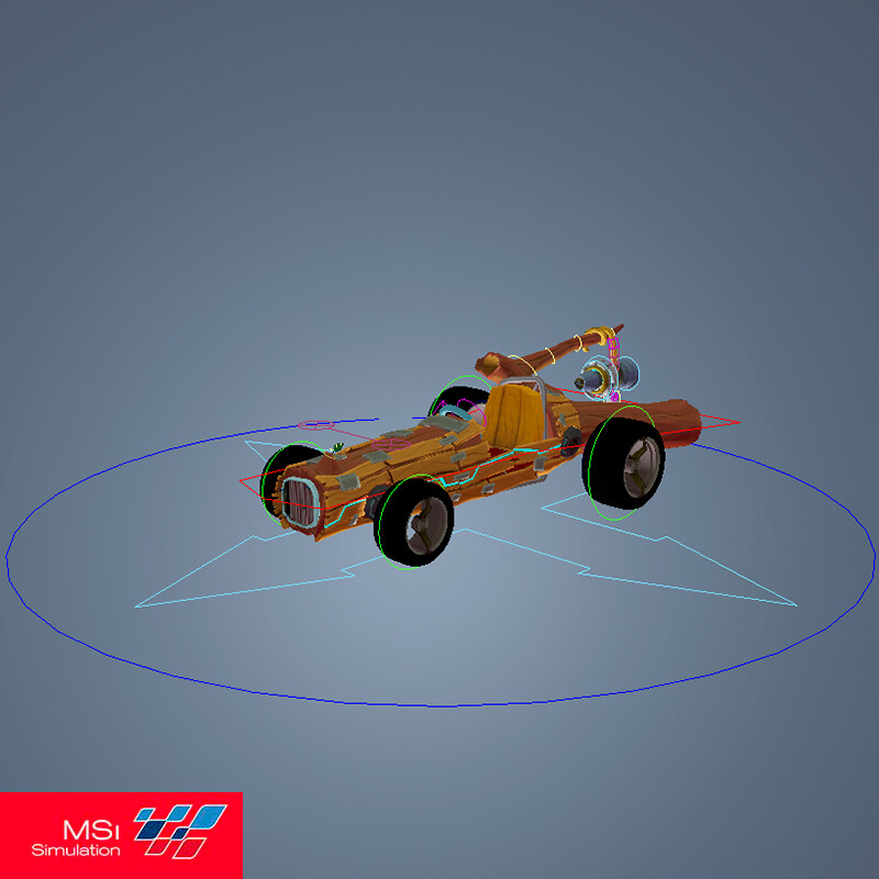 ArtStation - Carl signature car - Gameplay Animations