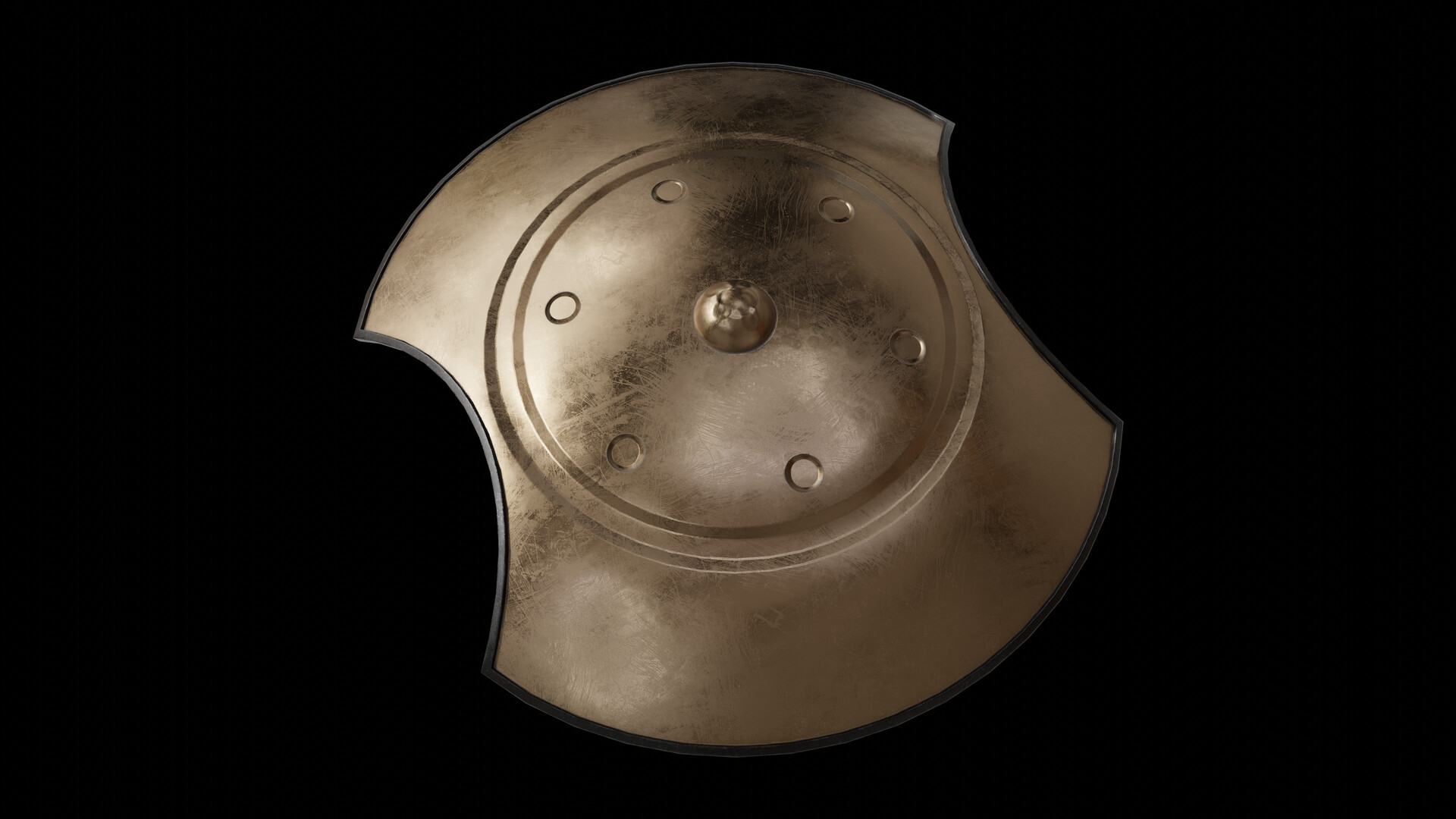 ArtStation - Trojan Shield (Low Poly)