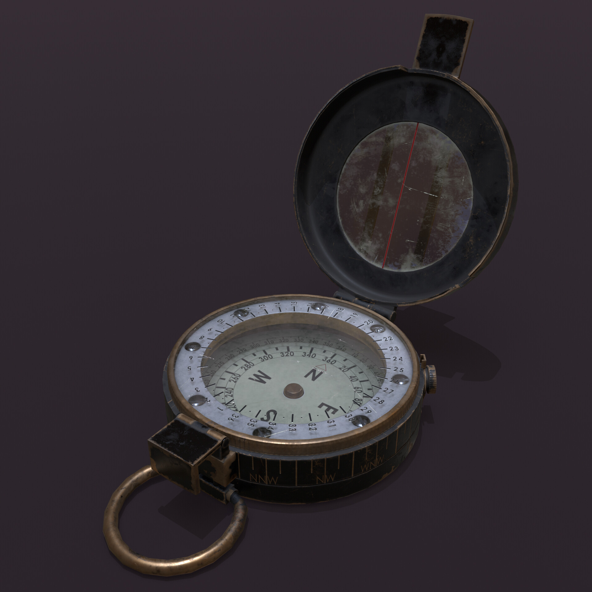 ArtStation - WWII British Military Compass