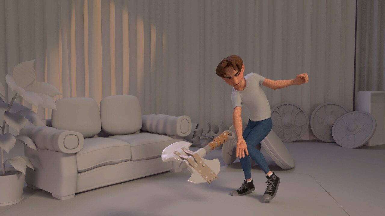 ArtStation - Leo get angry