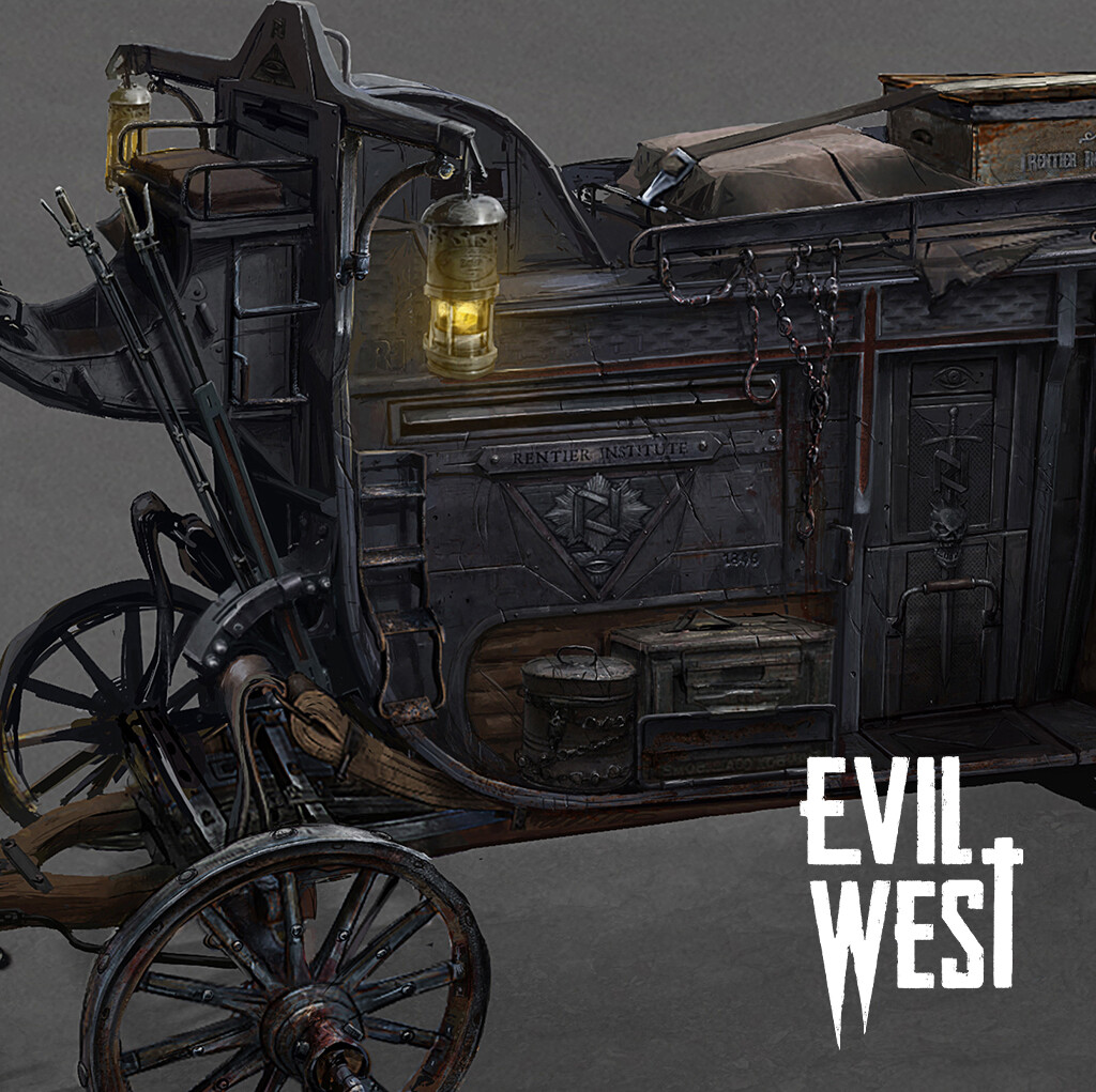 ArtStation - Armored Stagecoach - Evil West
