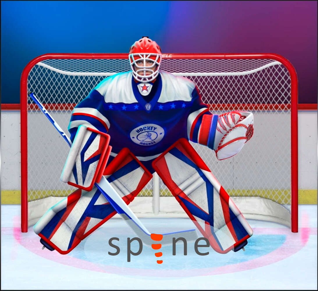 ArtStation - Hockey goalkeeper animation