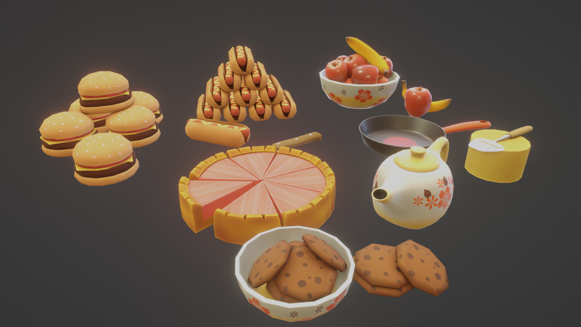 ArtStation - Stylized food