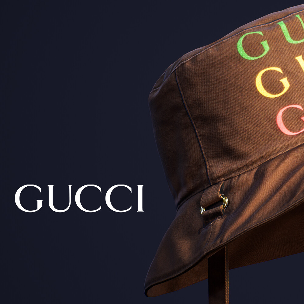 ArtStation - Gucci hat for AR filter