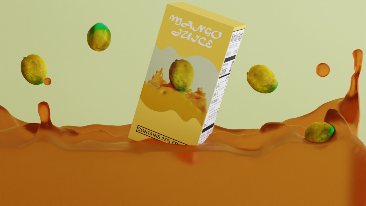 ArtStation - 3D Product Animation - Juice