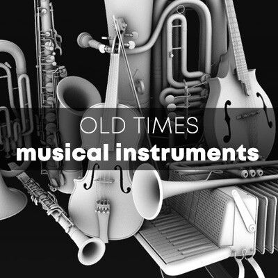ArtStation - Old times | musical instruments