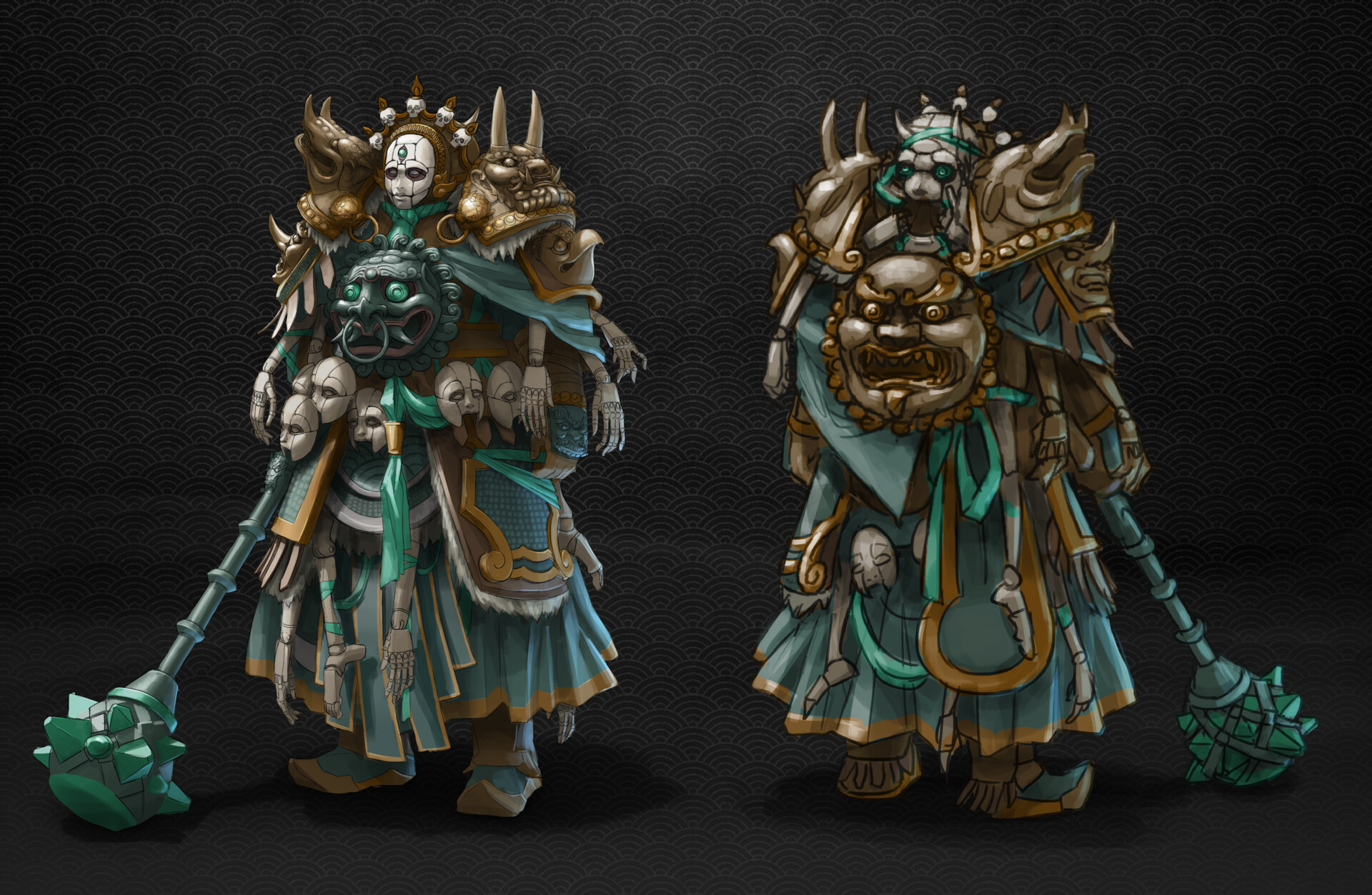 ArtStation - Puppet Guard - Character Design