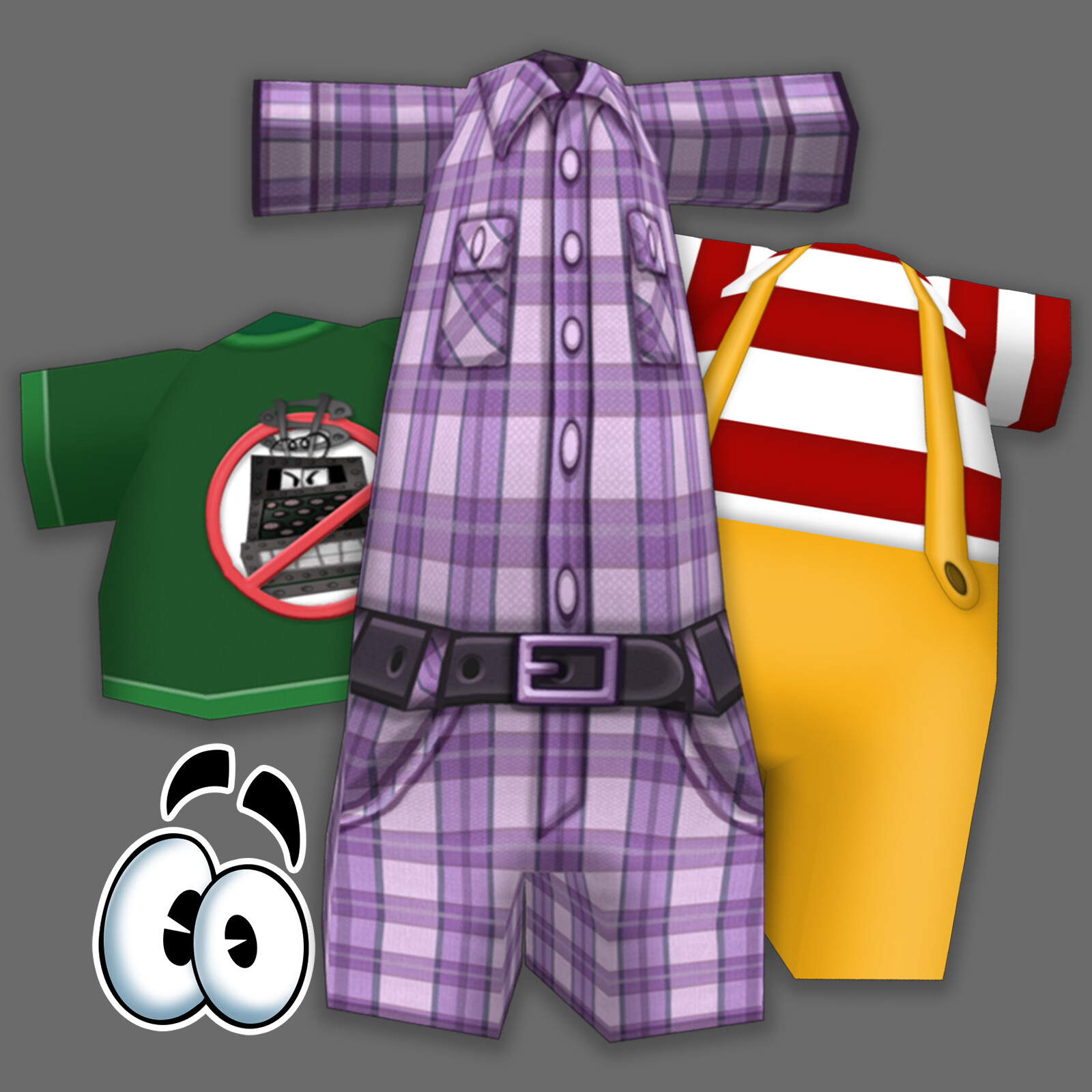 ArtStation - Toontown Character Clothing