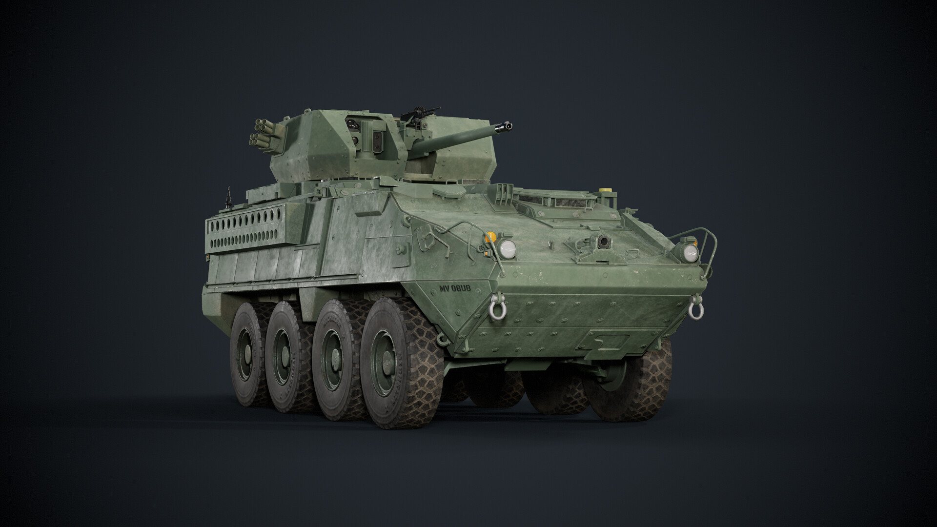 ArtStation - M1296 Dragoon (Military Vehicle)