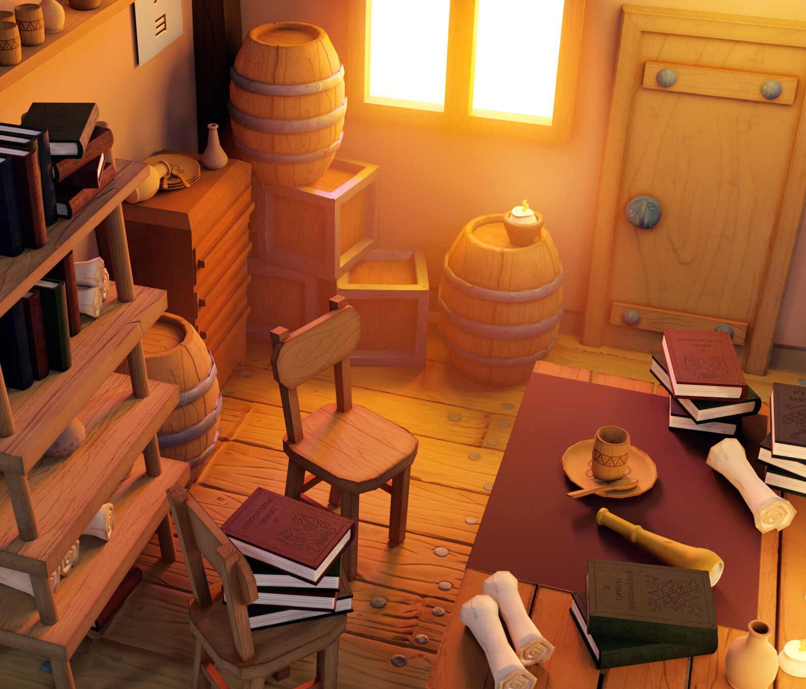 ArtStation - Stylized Room