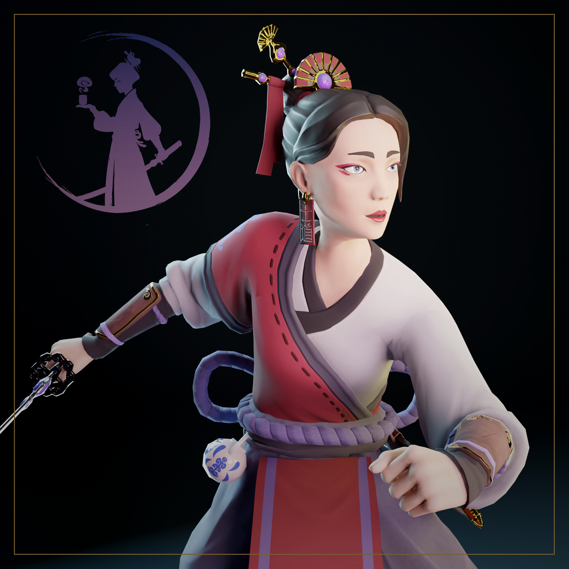 ArtStation - Ocha - Game Ready Character