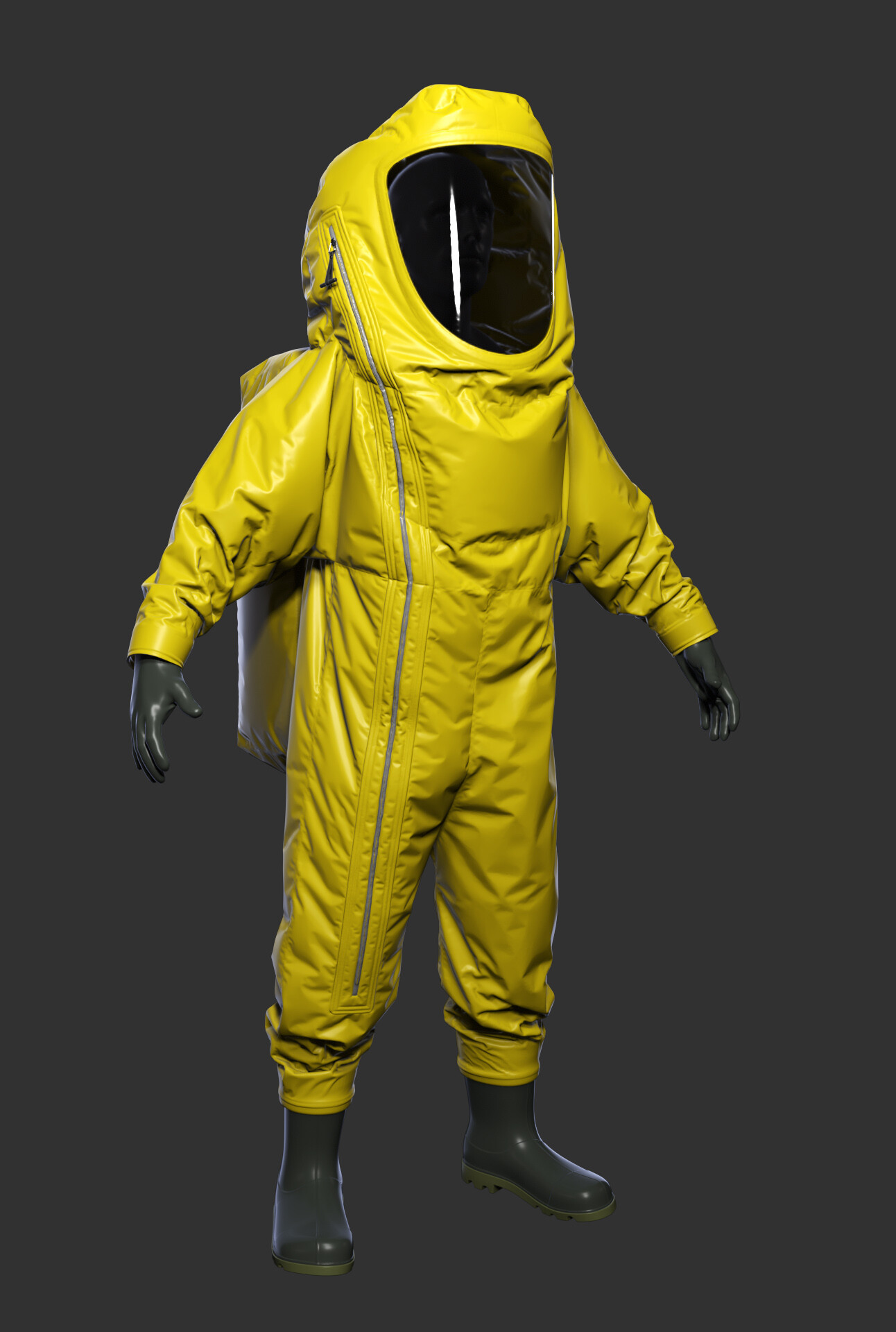ArtStation - Radiation protective suit (highpoly)