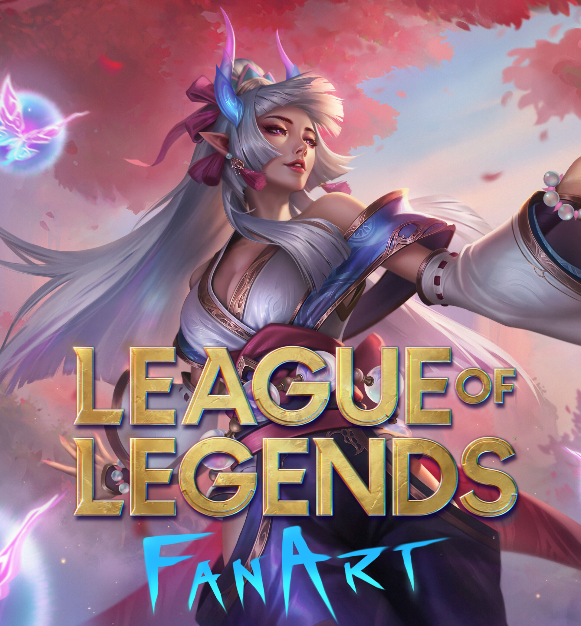 ArtStation - Spirit Blossom Syndra Fanart