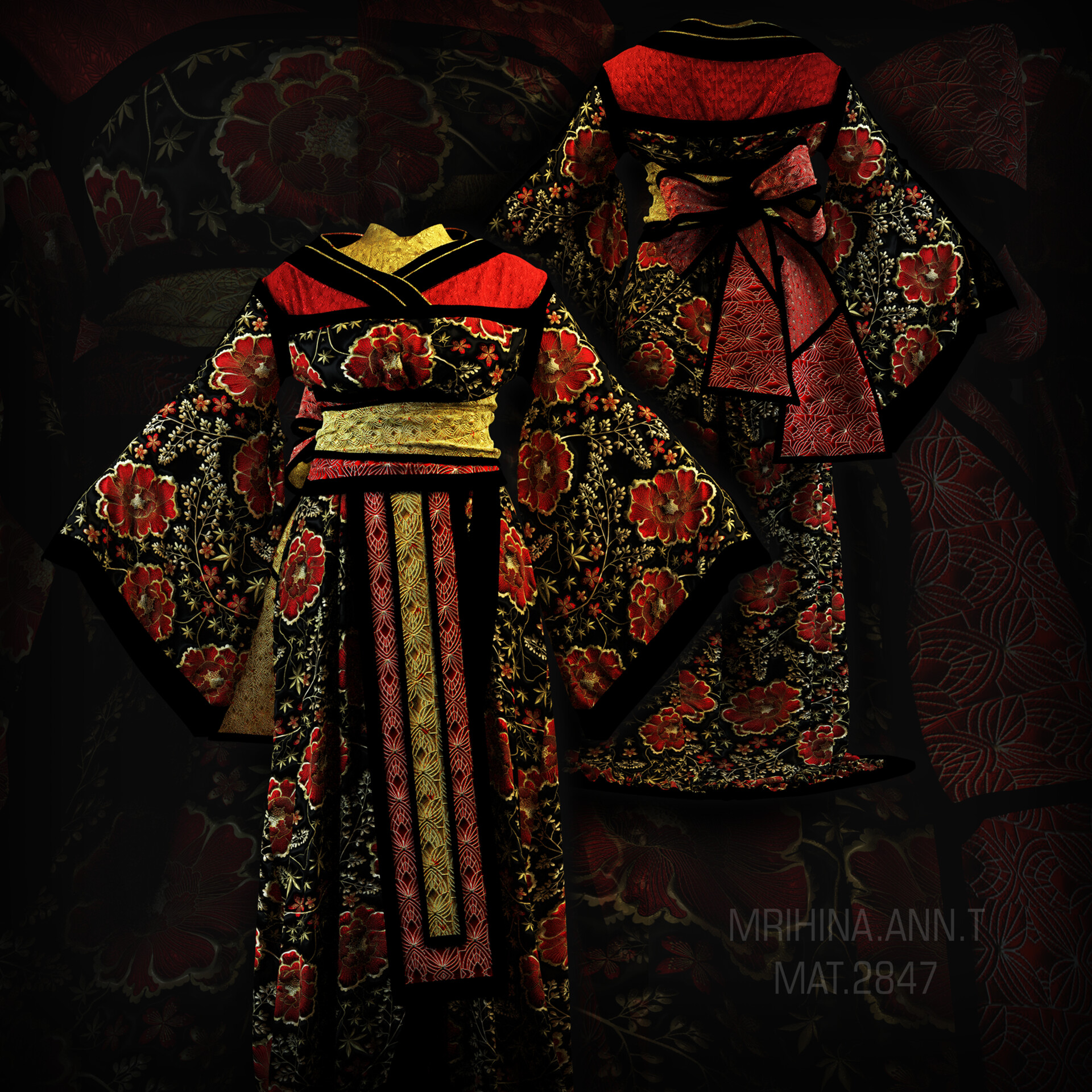 ArtStation - .Charming Geisha.