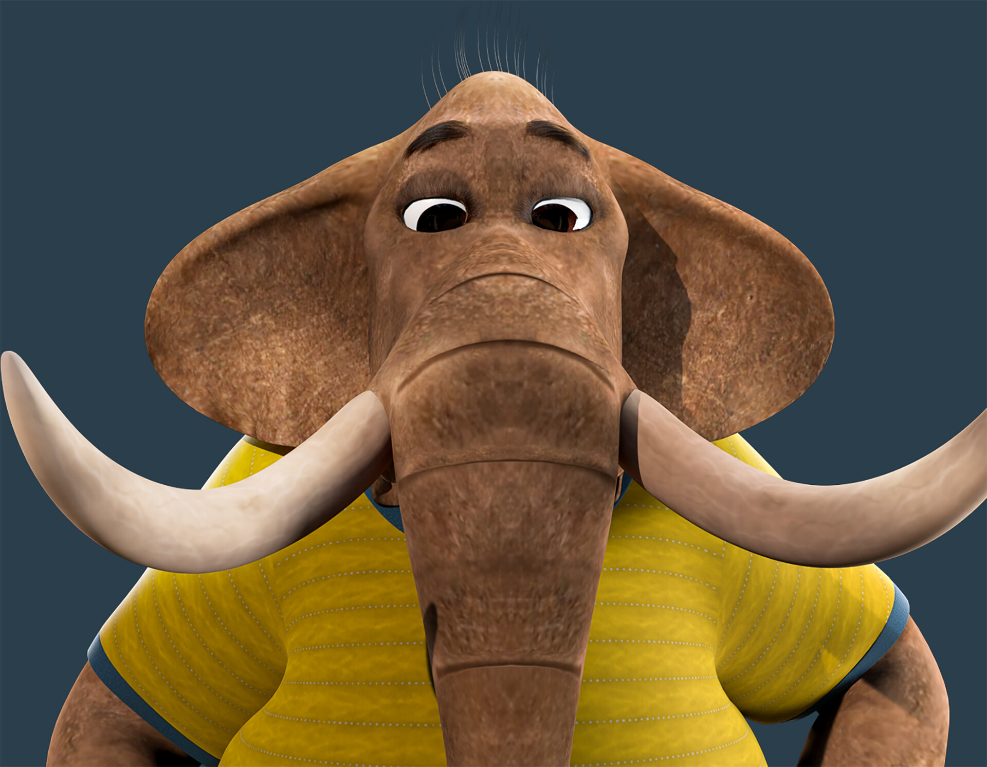 ArtStation - Cartoon Elephant Rigged