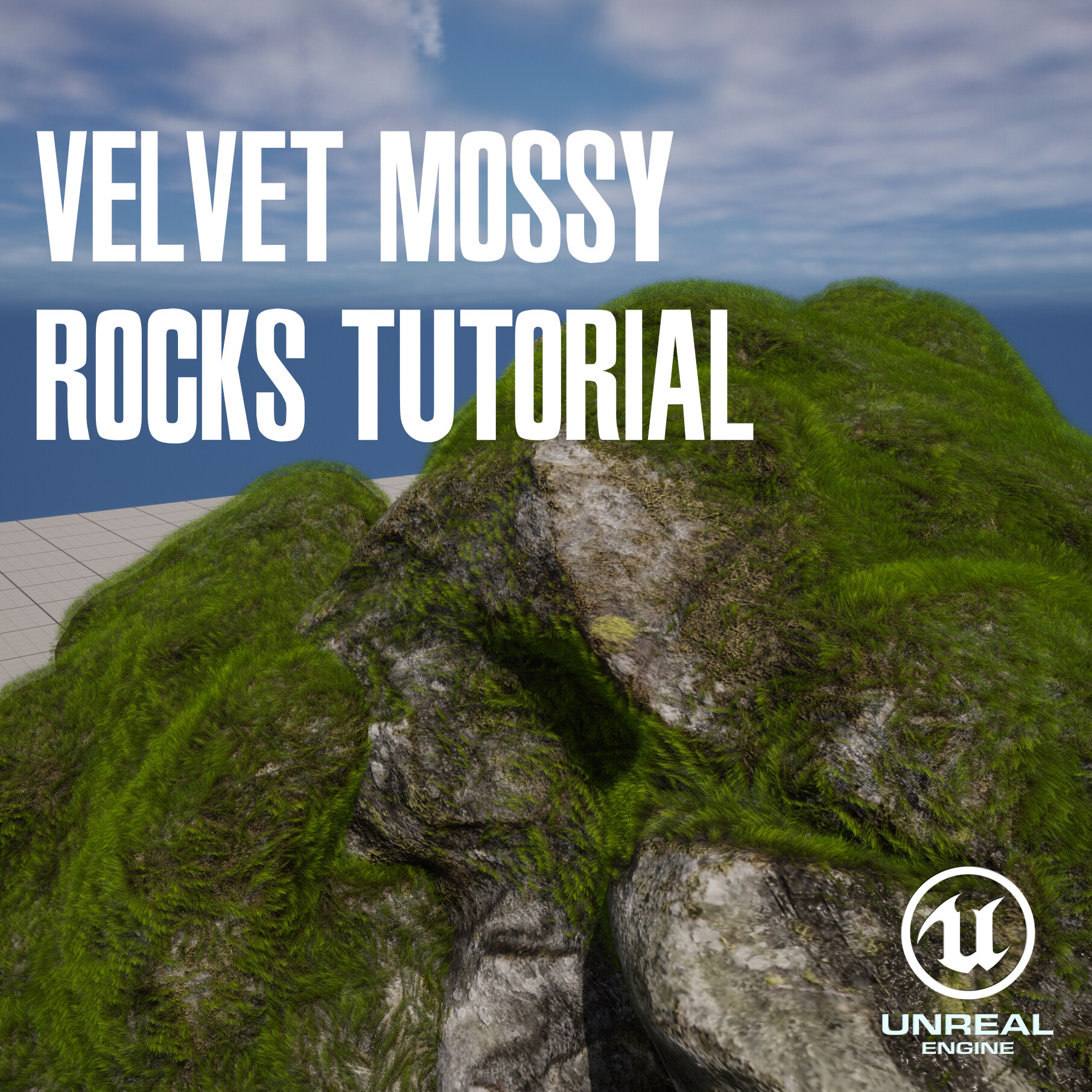 ArtStation - Soft Velvet Moss Rocks UE5