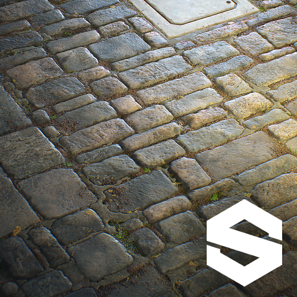 ArtStation - Stone block pavement substance designer