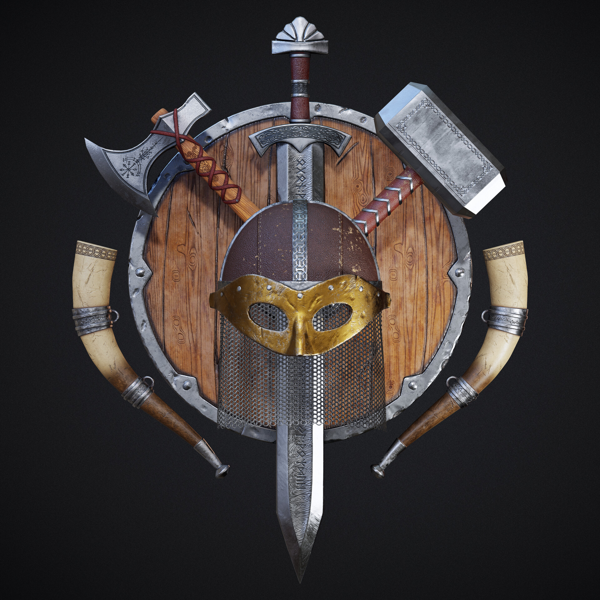 ArtStation - Viking Weapons