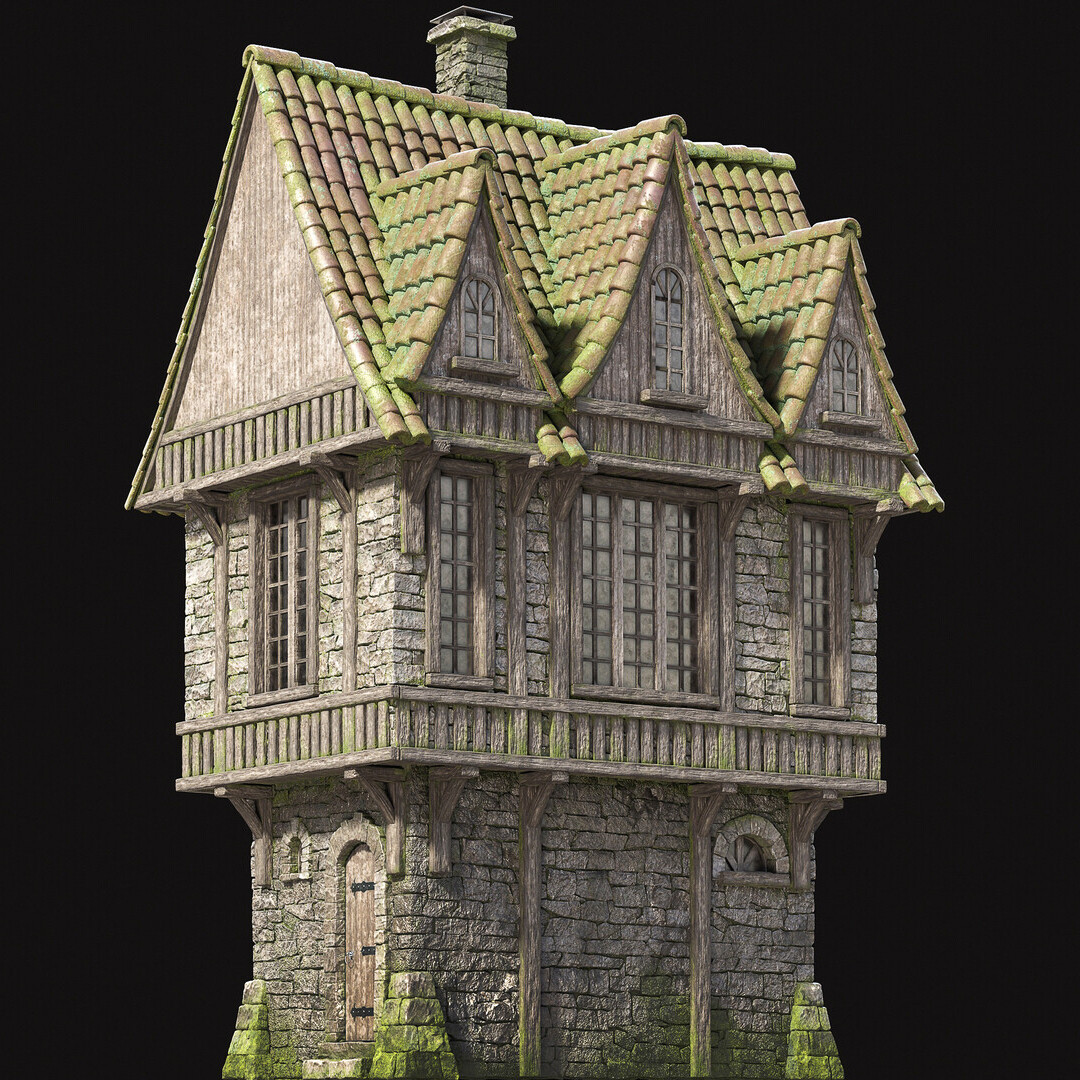 ArtStation - medieval house