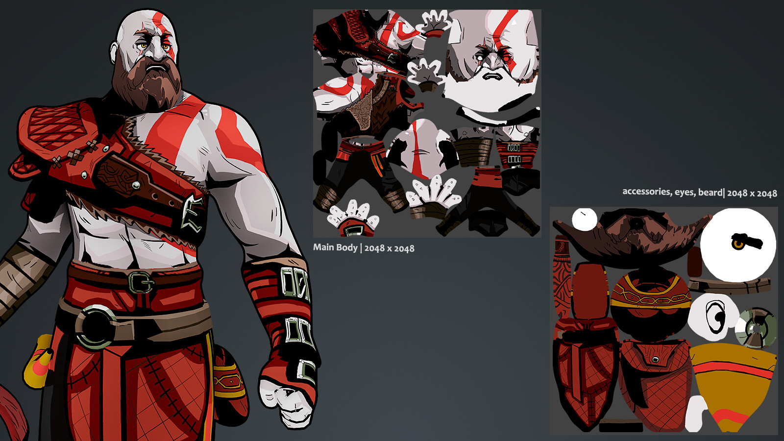 ArtStation - Kratos - fan art