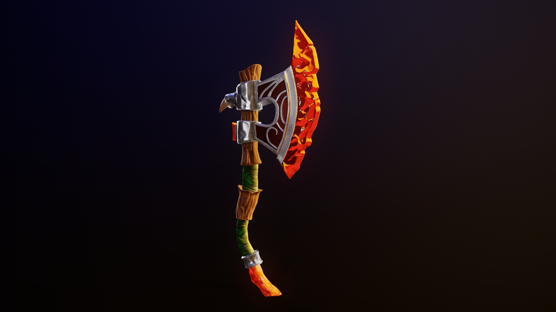 ArtStation - Stylized Weapon IBee CleaverI