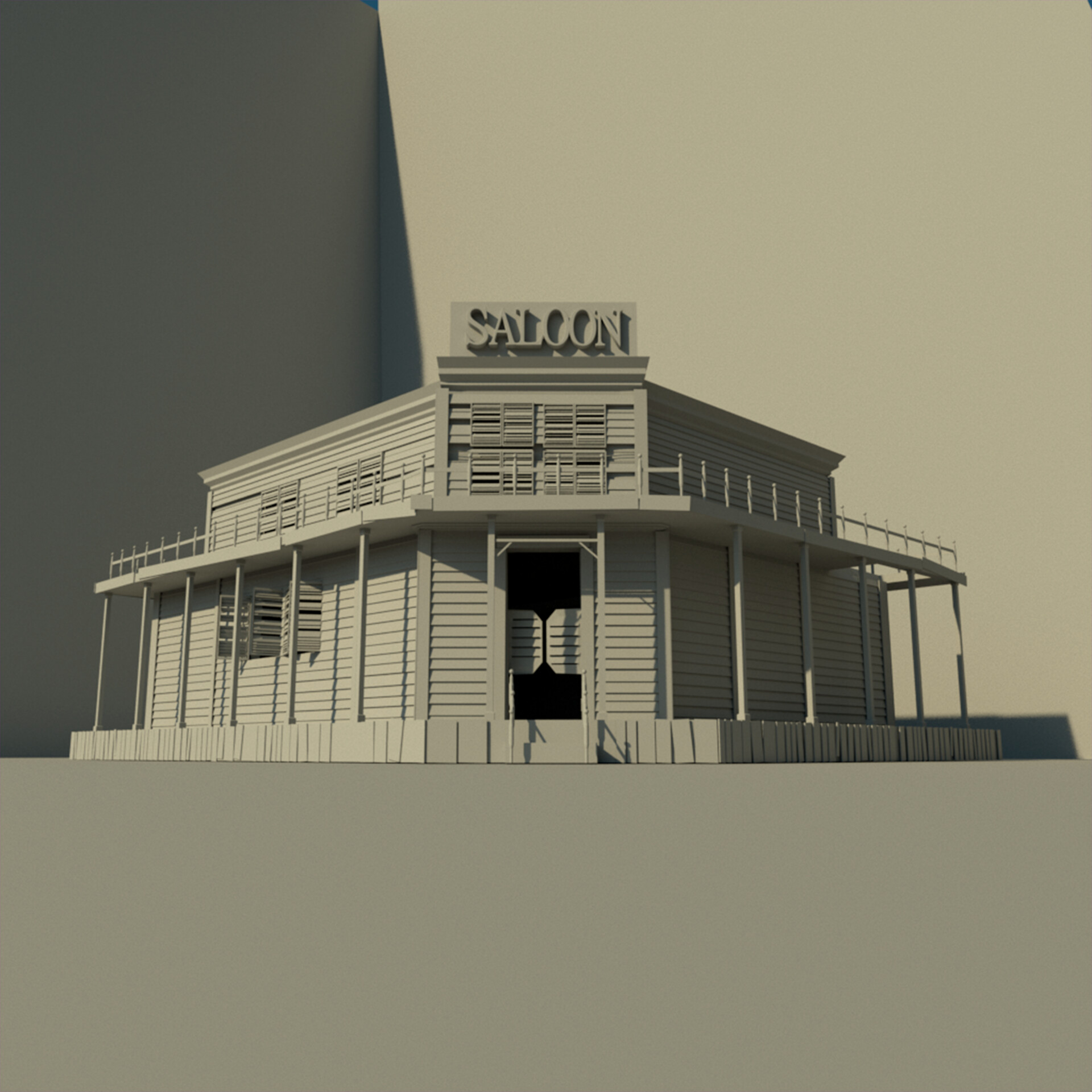 ArtStation - 3D SALOON