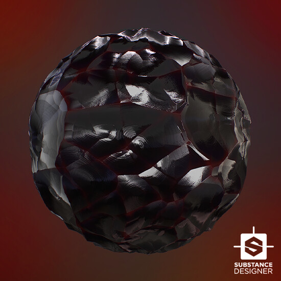 ArtStation - Obsidian texture